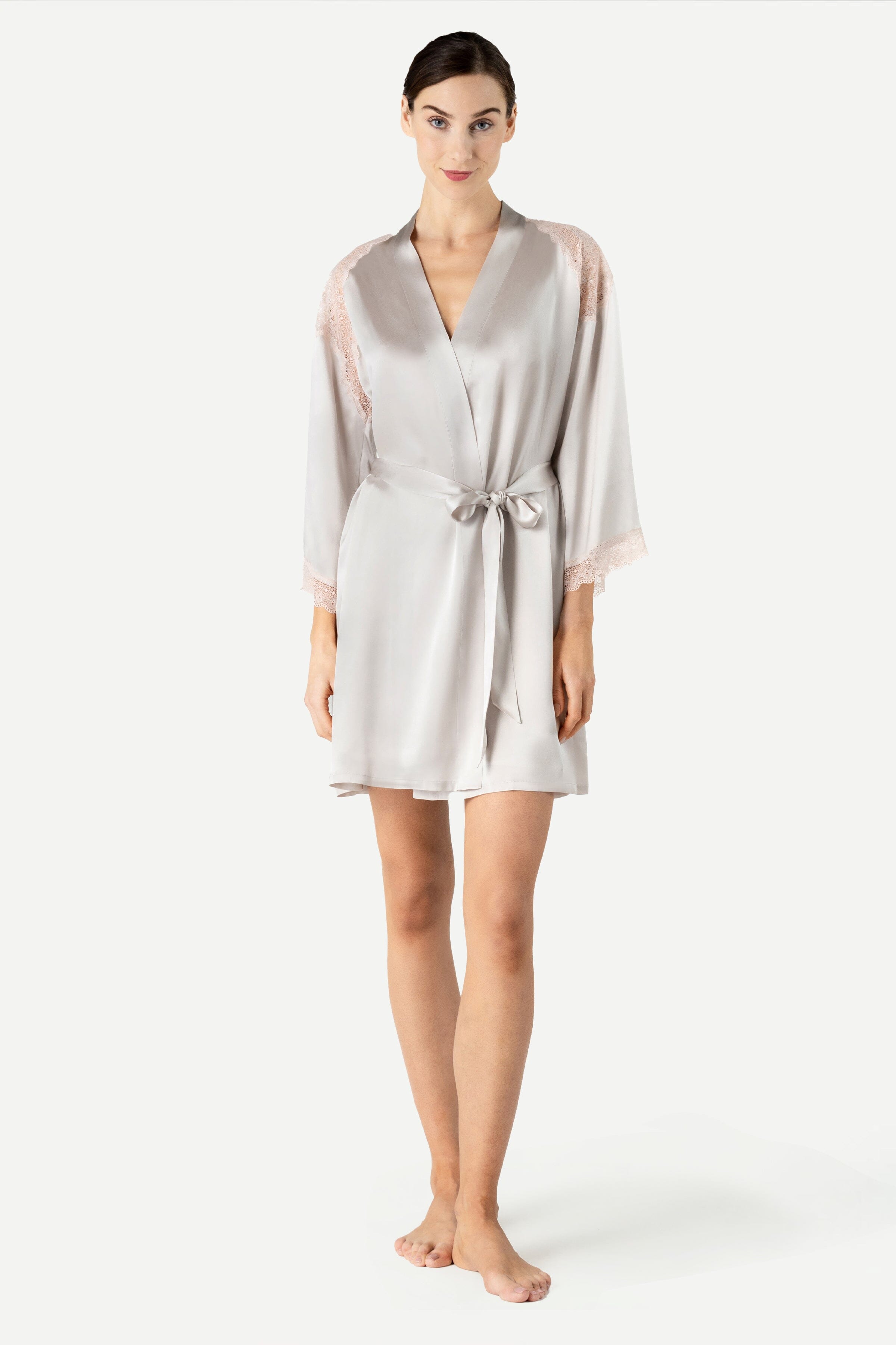 Precious Sunset Dreams Short Silk Kimono - NK IMODE