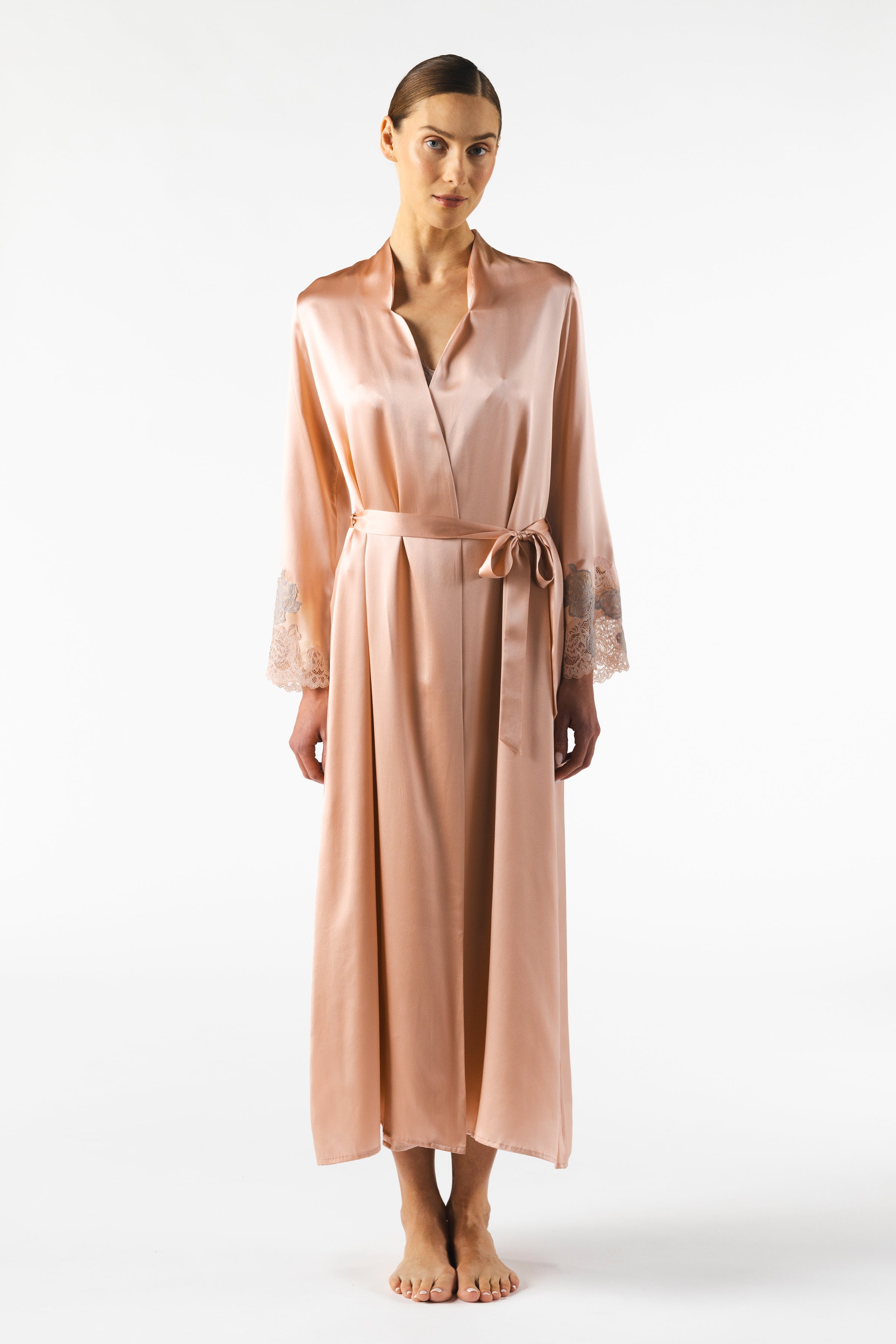 Mireille Twilight - Long Robe Silk | NK IMODE