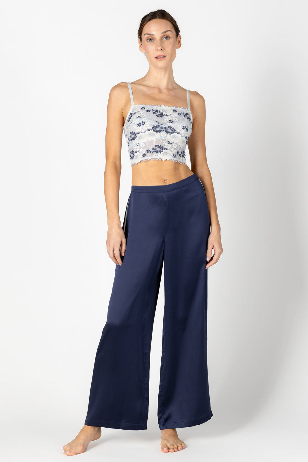 Marisa - Blue & White Lingerie and Loungewear - NK IMODE